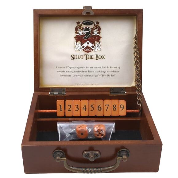 Front Porch | Games | Front Porch Classic Shut The Box Board Game Set ...